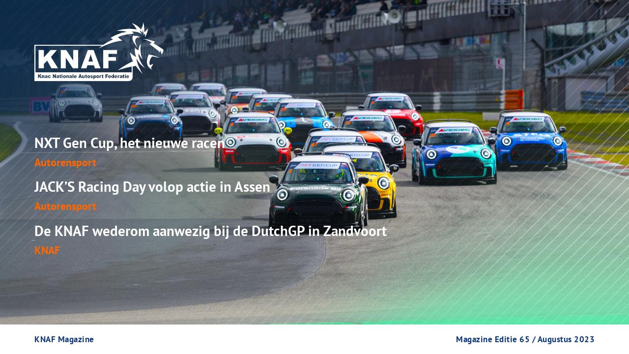 KNAF Magazine 65 - Augustus 2023 - KNAF Magazine 65 - Augustus 2023