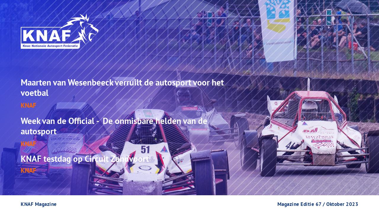 KNAF Magazine 67 - Oktober 2023 - KNAF Magazine Oktober