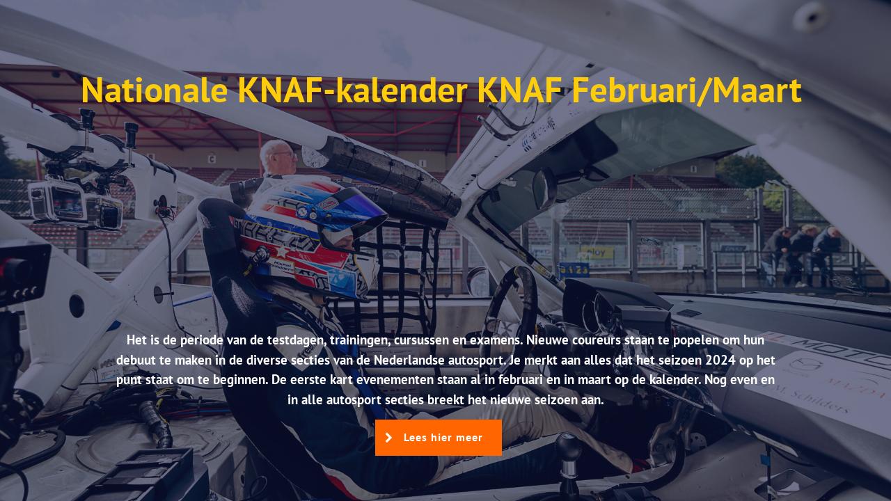 KNAF Kalender februari - KNAF Magazine 71 - Februari 2024