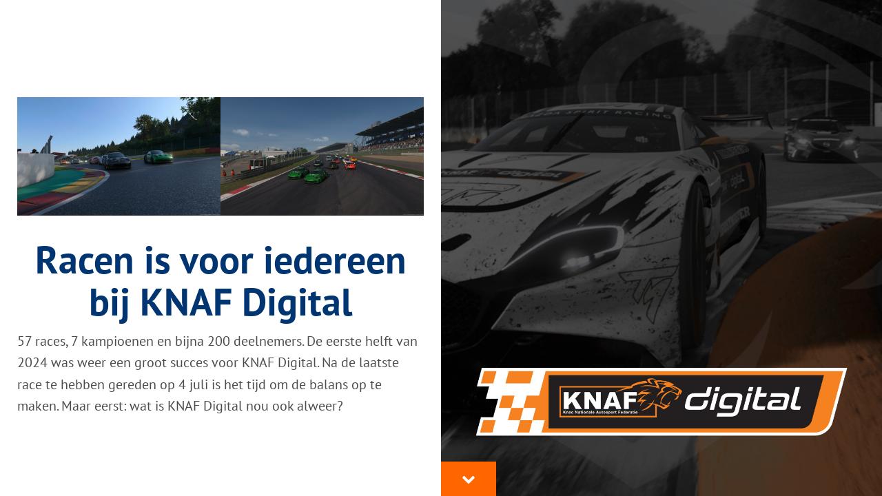 Racen is voor iedereen bij KNAF Digital - KNAF Magazine 76 -Juli 2024