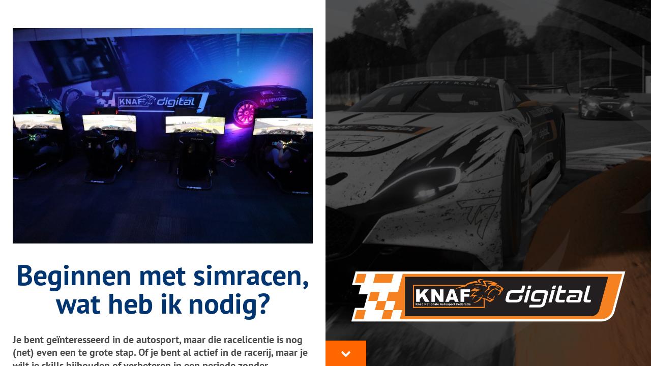 Beginnen met simracen, wat heb ik nodig? - KNAF Magazine 77 - Augustus 2024