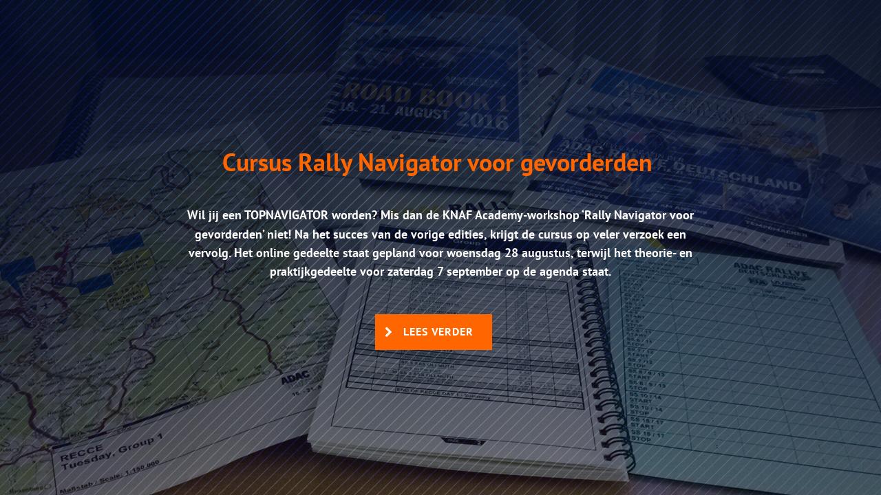Cursus rally navigator - KNAF Magazine 77 - Augustus 2024