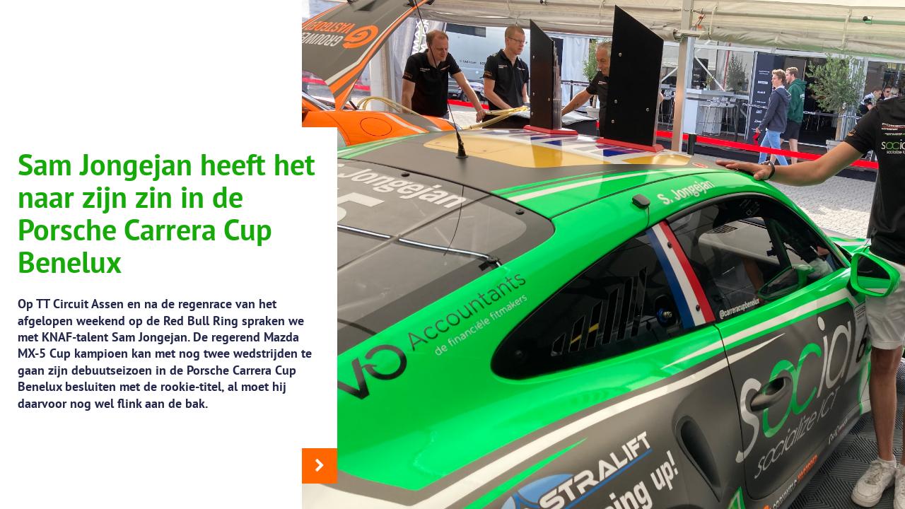 Sam Jongejan heeft het naar zijn zin in de Porsche Carrera Cup Benelux ...