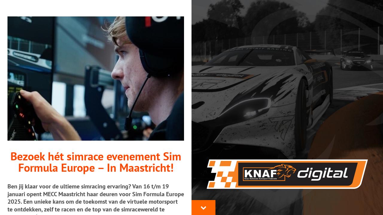 Bezoek hét simrace evenement Sim Formula Europe - KNAF Magazine 81 ...