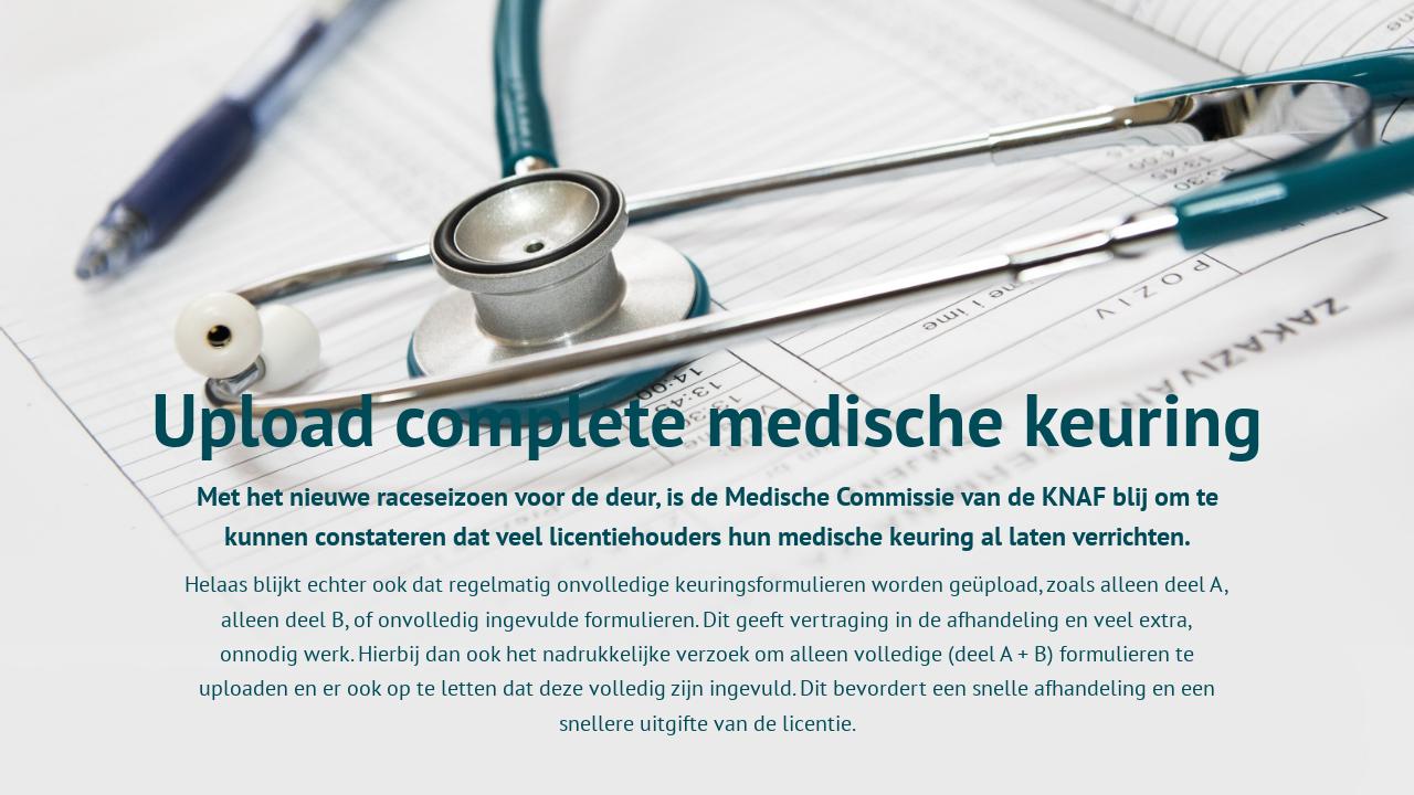 Upload complete medische keuring - KNAF Magazine 82 - Januari 2025
