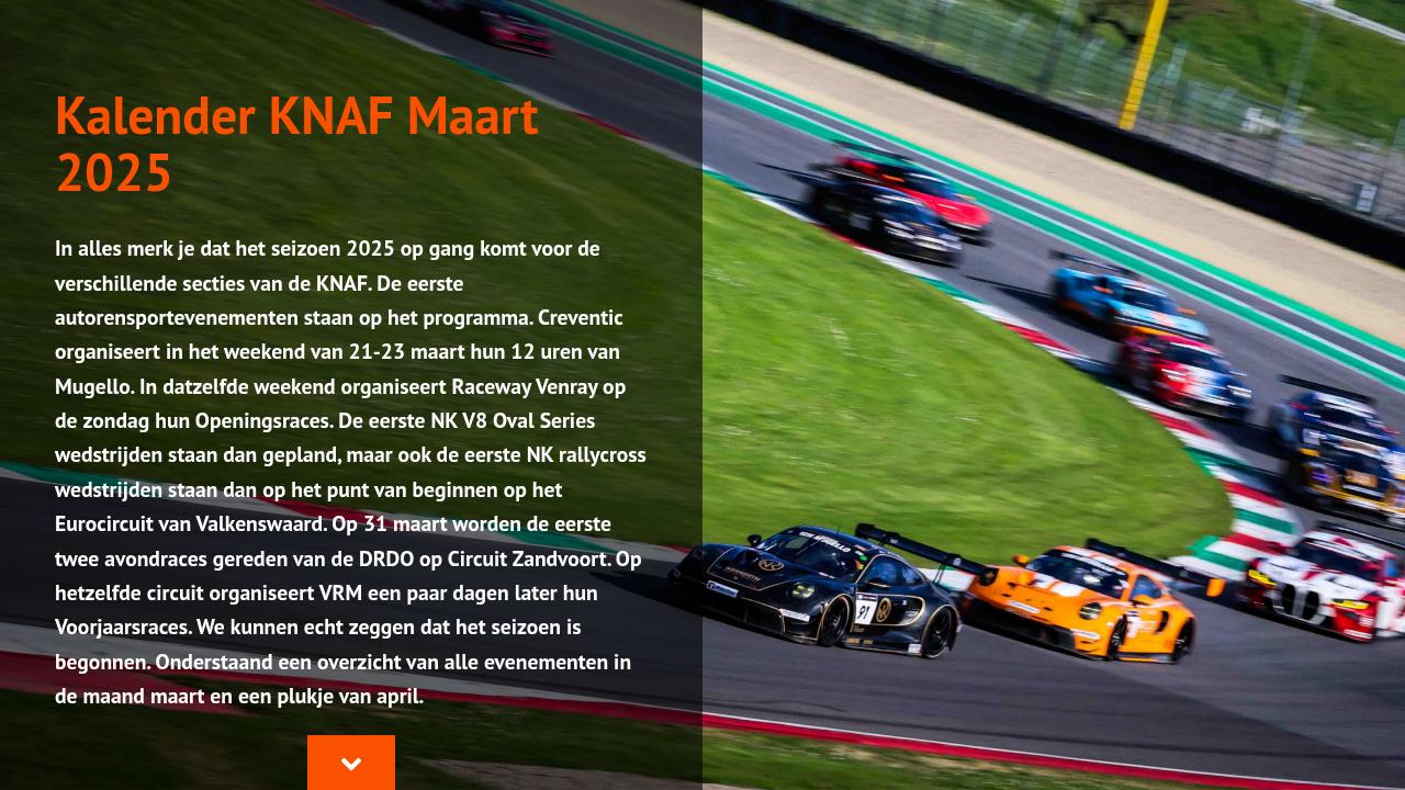 Nationale KNAF-kalender maart 2025 - KNAF Magazine 84 - Maart 2025